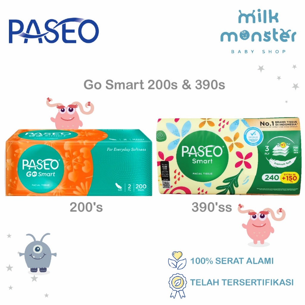 Jual Tisu Paseo Go Smart 200s & 390s | Shopee Indonesia
