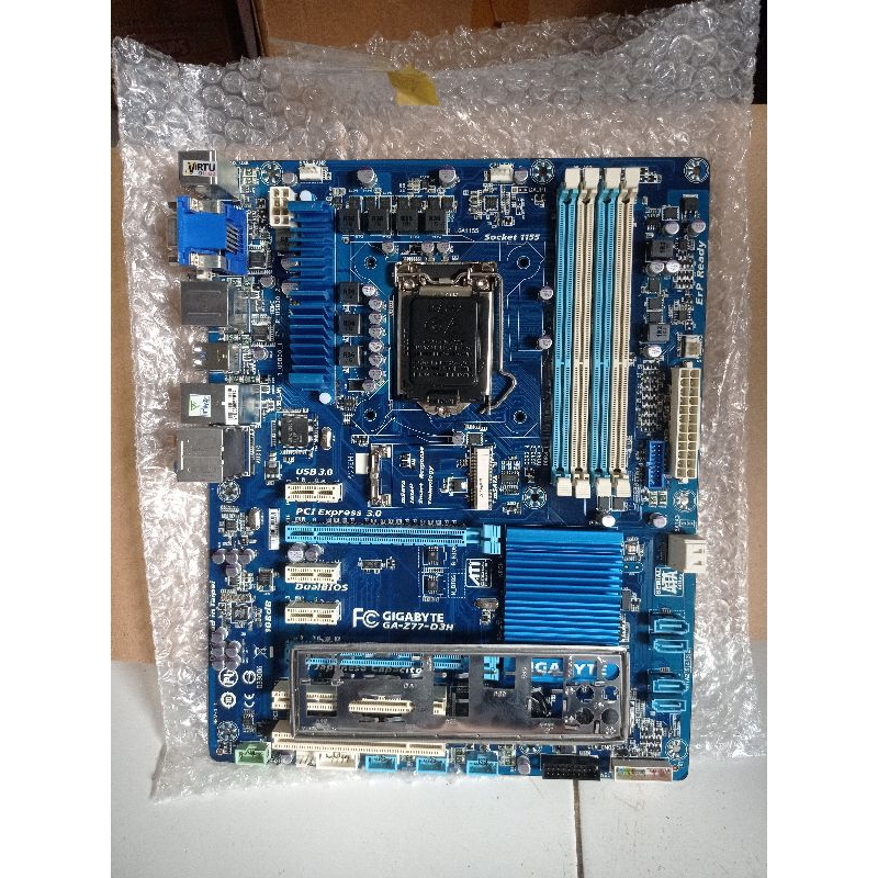Jual Mainboard gigabyte z77-D3H socket Lga 1155 ddr3 onboard Vga/Hdmi ...