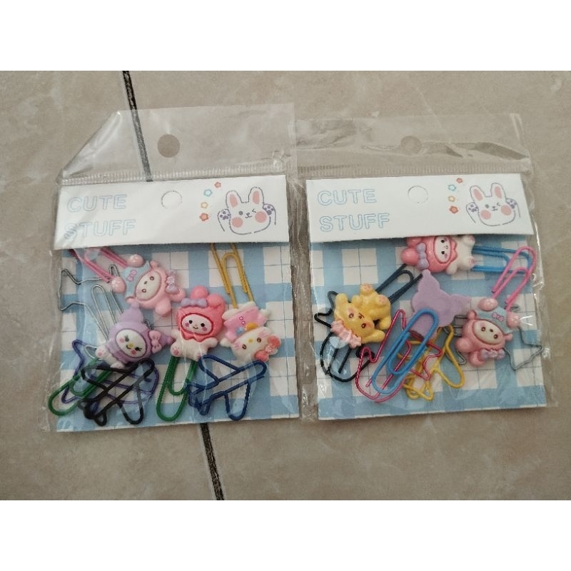 Jual Paperklip buku karakter sanrio paperklip kertas kuromo | Shopee ...