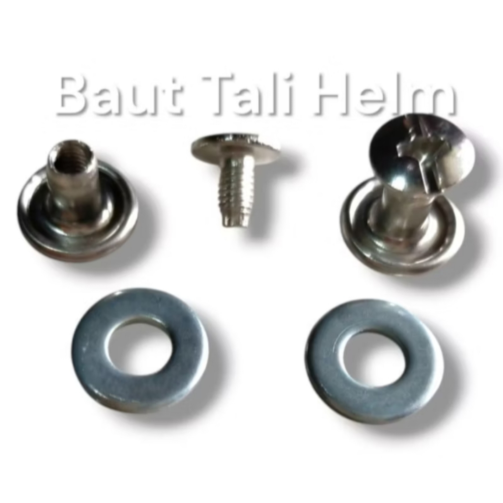 Jual paku belah paku ripet kancing helm isi 2pcs | Shopee Indonesia