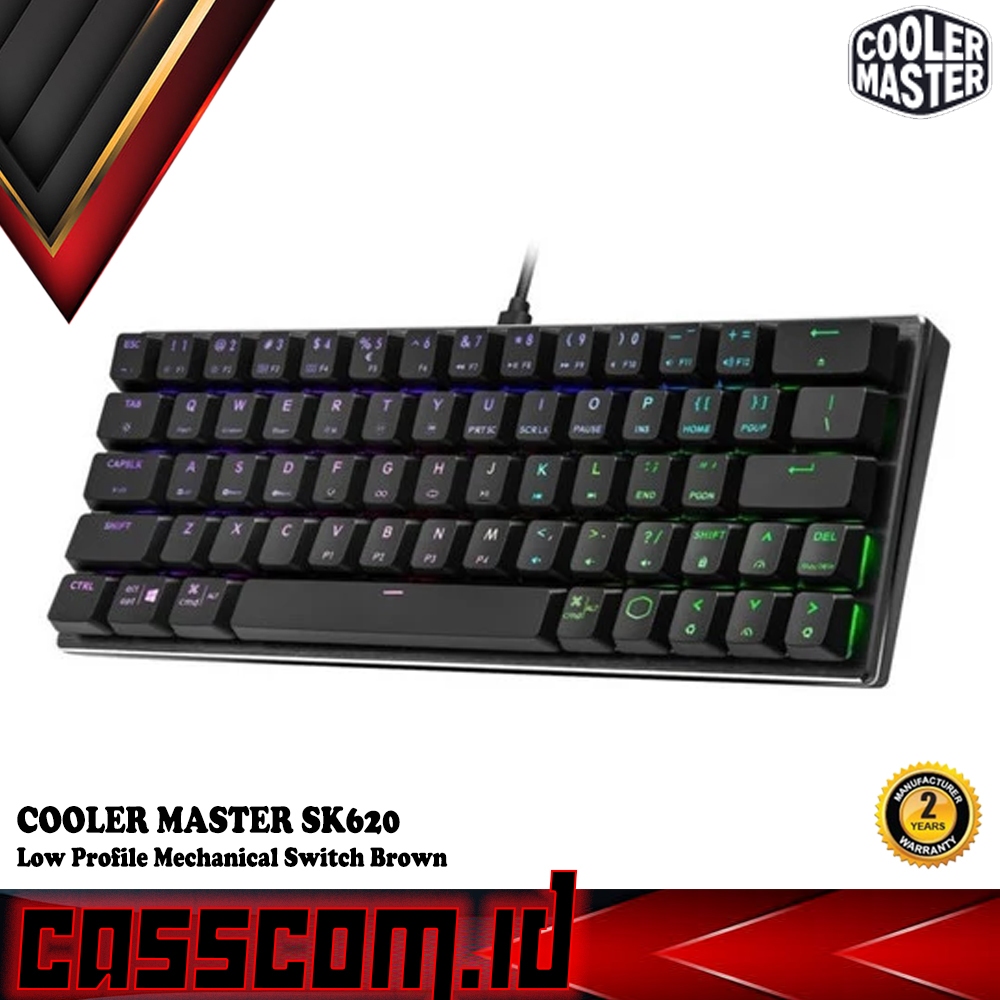 Jual Cooler Master Wired Mechanical Keyboard SK620 Space Gray Switch ...