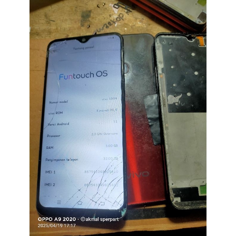 Jual MESIN VIVO Y12 RAM 3/32 _ Y15 4/32 _ Y17 4/64_ MINUS LCD | Shopee ...