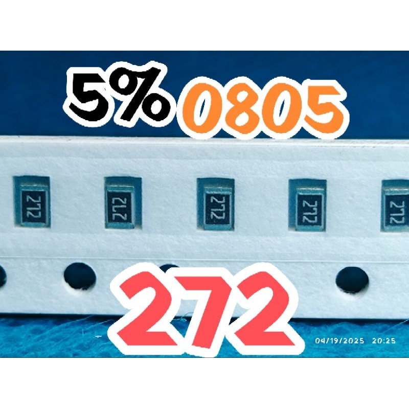 Jual 10pcs Chip resistor smd 272 2K7 5% size 0805 2012 2,7Kohm 2.7K ohm ...