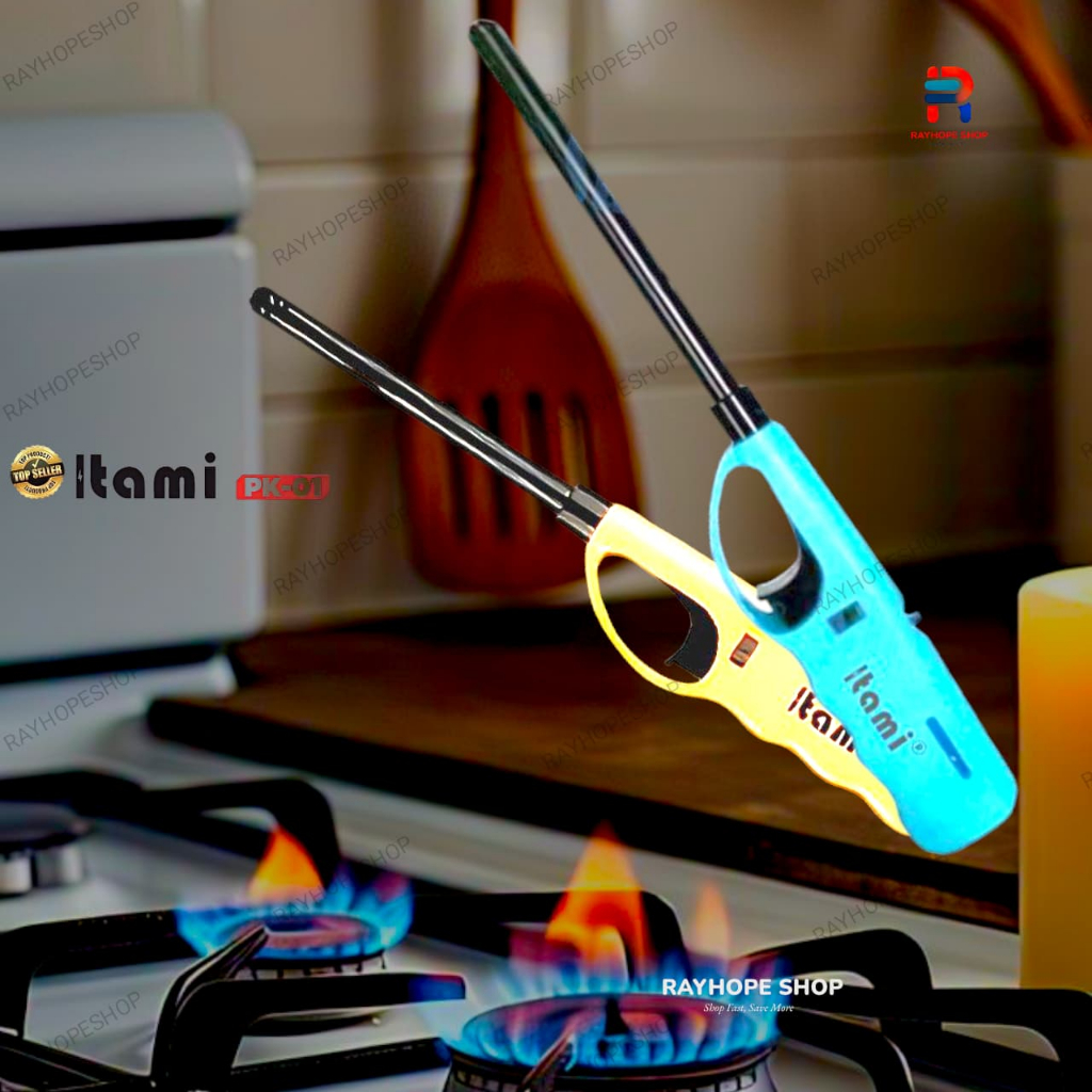 Jual PROMO Pemantik Korek Api Itami PK 01 Lighter Gas Kemping Kompor ...