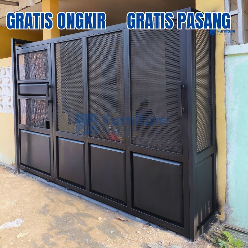 Jual Besi Pagar Rumah Minimalis Modern / Pagar Besi Rumah Per Meter ...