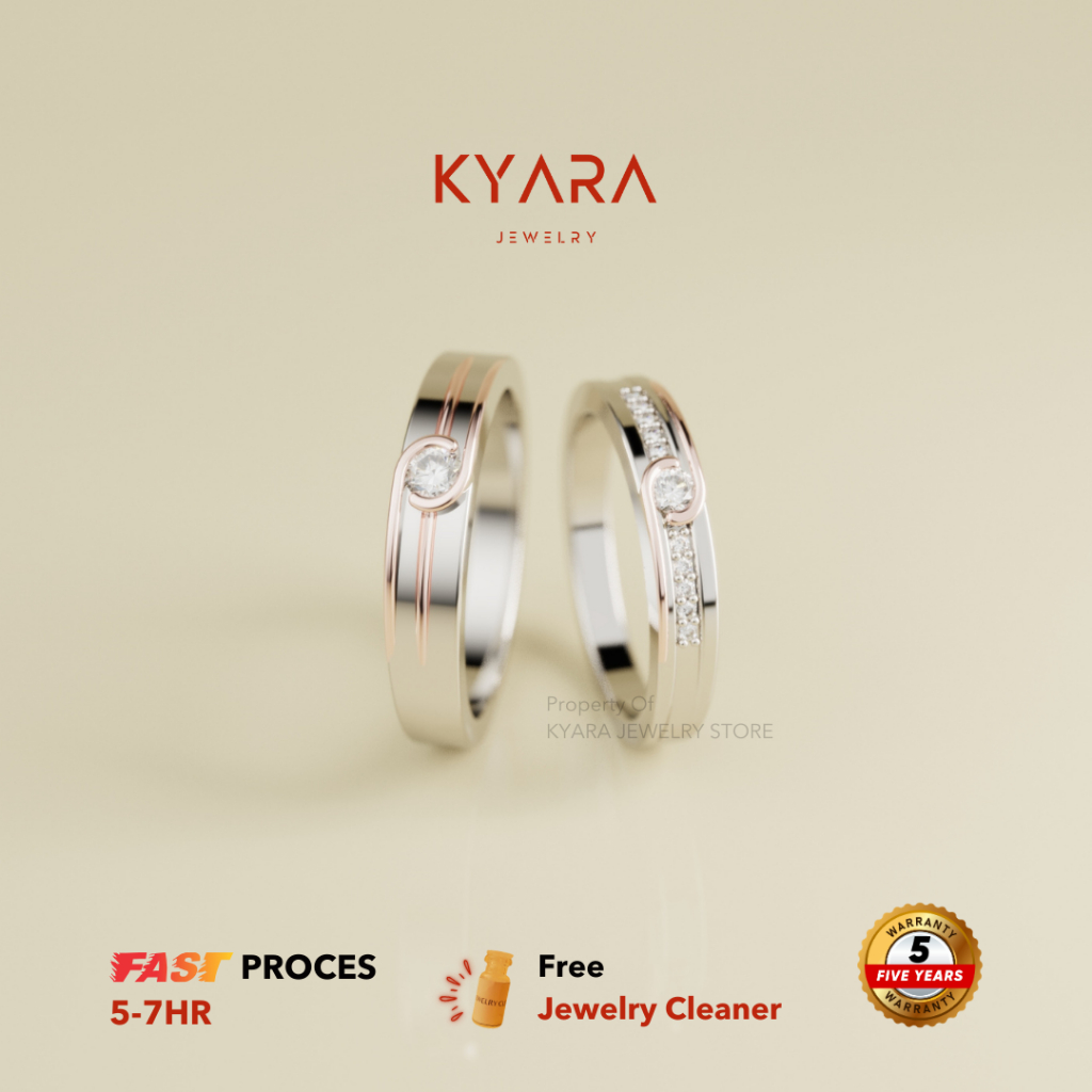 Jual Cincin Nikah Perak Couple Lamaran Pasangan Tunangan Kawin ...