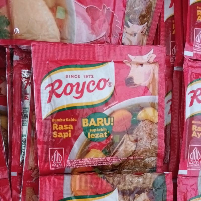 Jual Royco Rasa Sapi kemasan sachet 8 gram | Shopee Indonesia