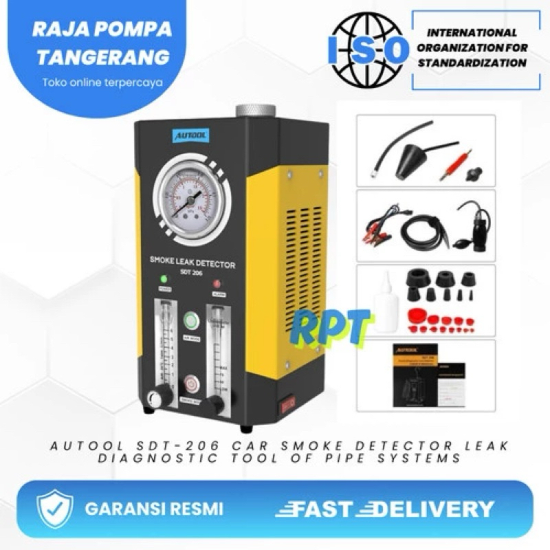 Jual AUTOOL SDT-206 Car Smoke Detector Leak Diagnostic tool of Pipe Systems | Shopee Indonesia