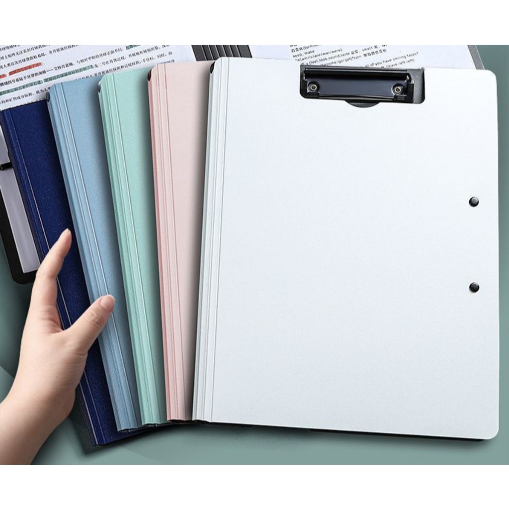 Jual Papan Jalan 2 in 1 Clipboard Aesthetic Papan Ujian Buka Tutup Map ...
