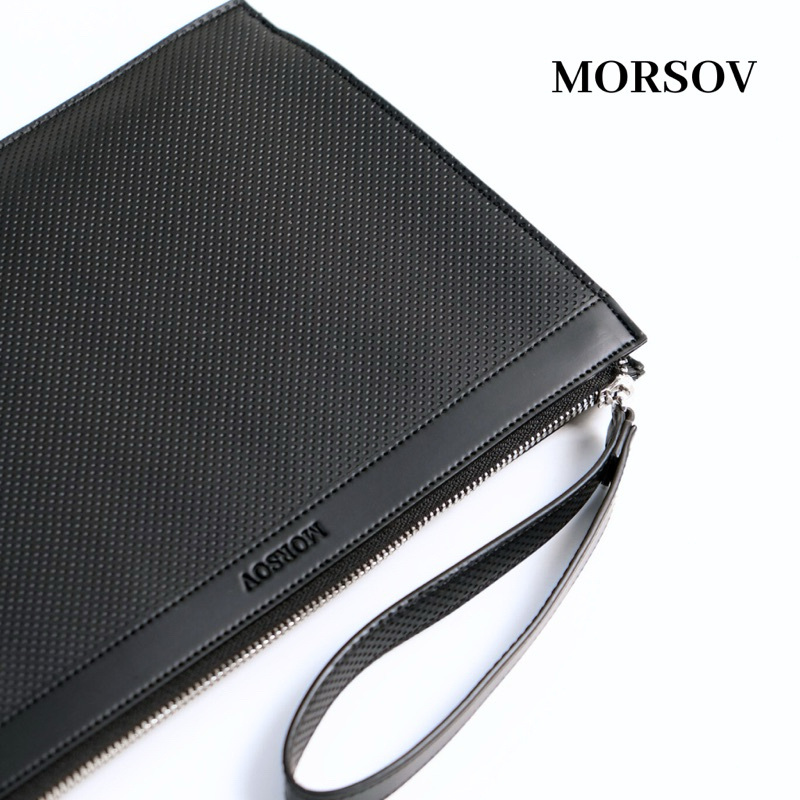 Jual Morsov Simple Fit Clutch | Tas Genggam Pria | Tas Tangan Pria ...