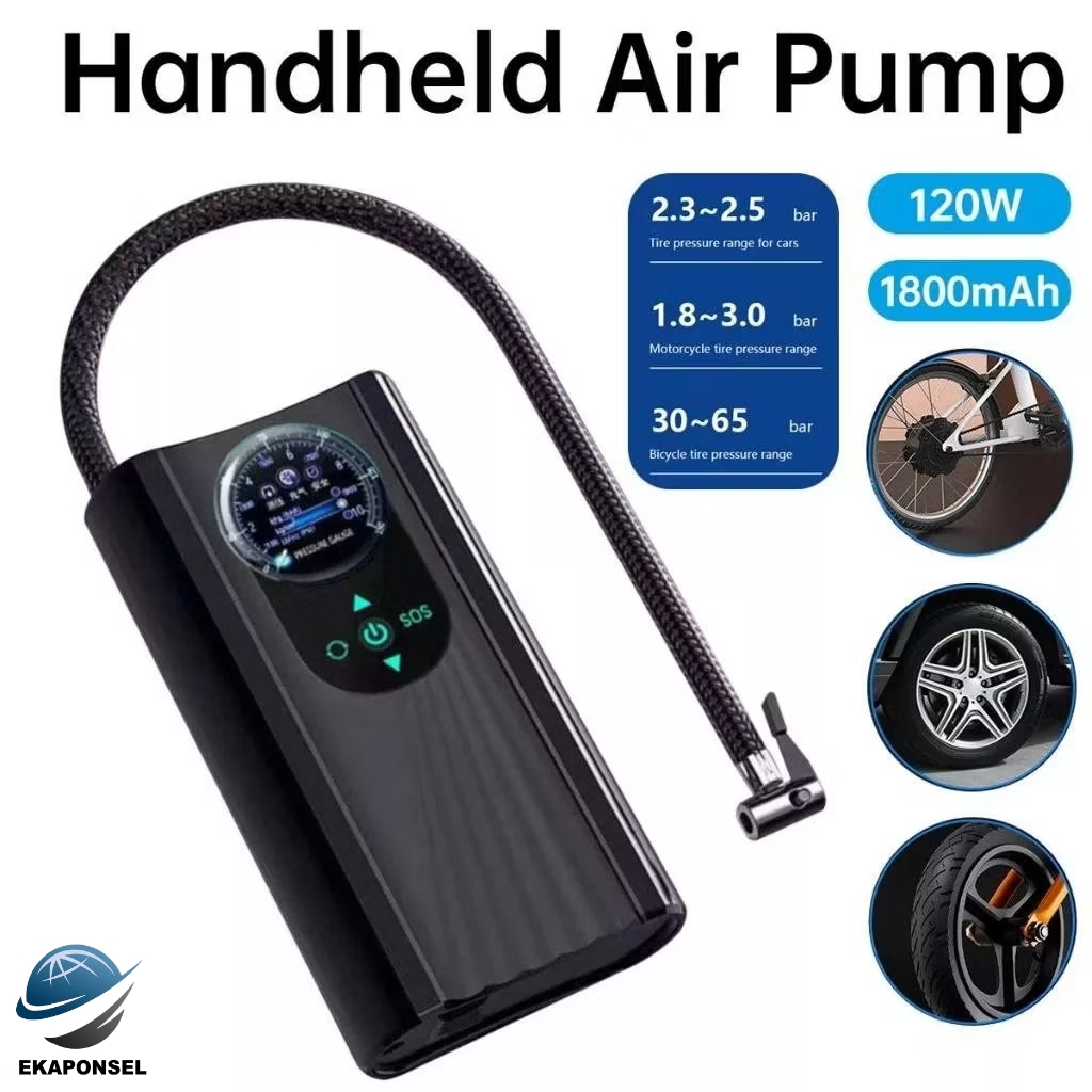 Jual Mesin Pompa Angin Ban Electric Motor Dan Mobil Portable Mini ...