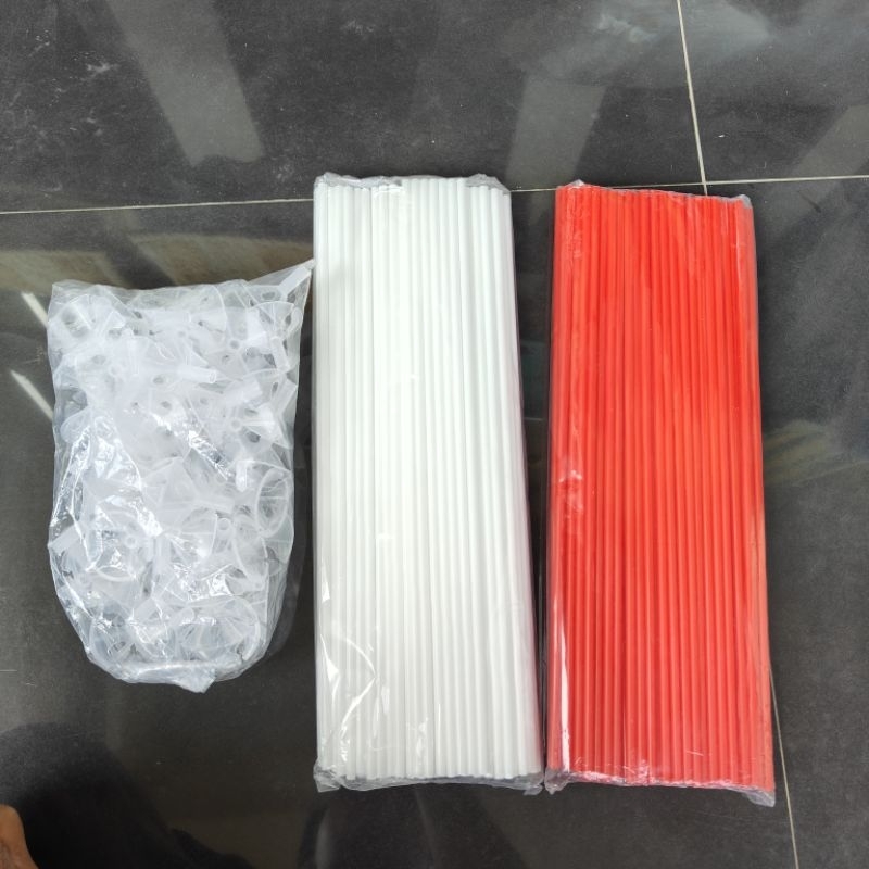 Jual (isi 100pcs) Stik Balon Merah Putih | Shopee Indonesia