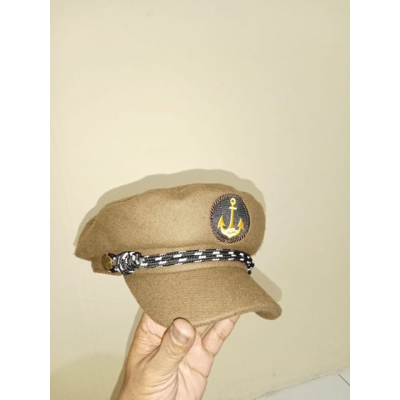 Jual topi sailorhat ber kwalitas kuat lama. terbuat dari bahan woll ...