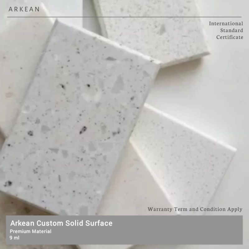 Jual Arkean Custom Solid Surface Meja Dapur Counter Top Table Kitchen Set Wastafel Bathtub ...