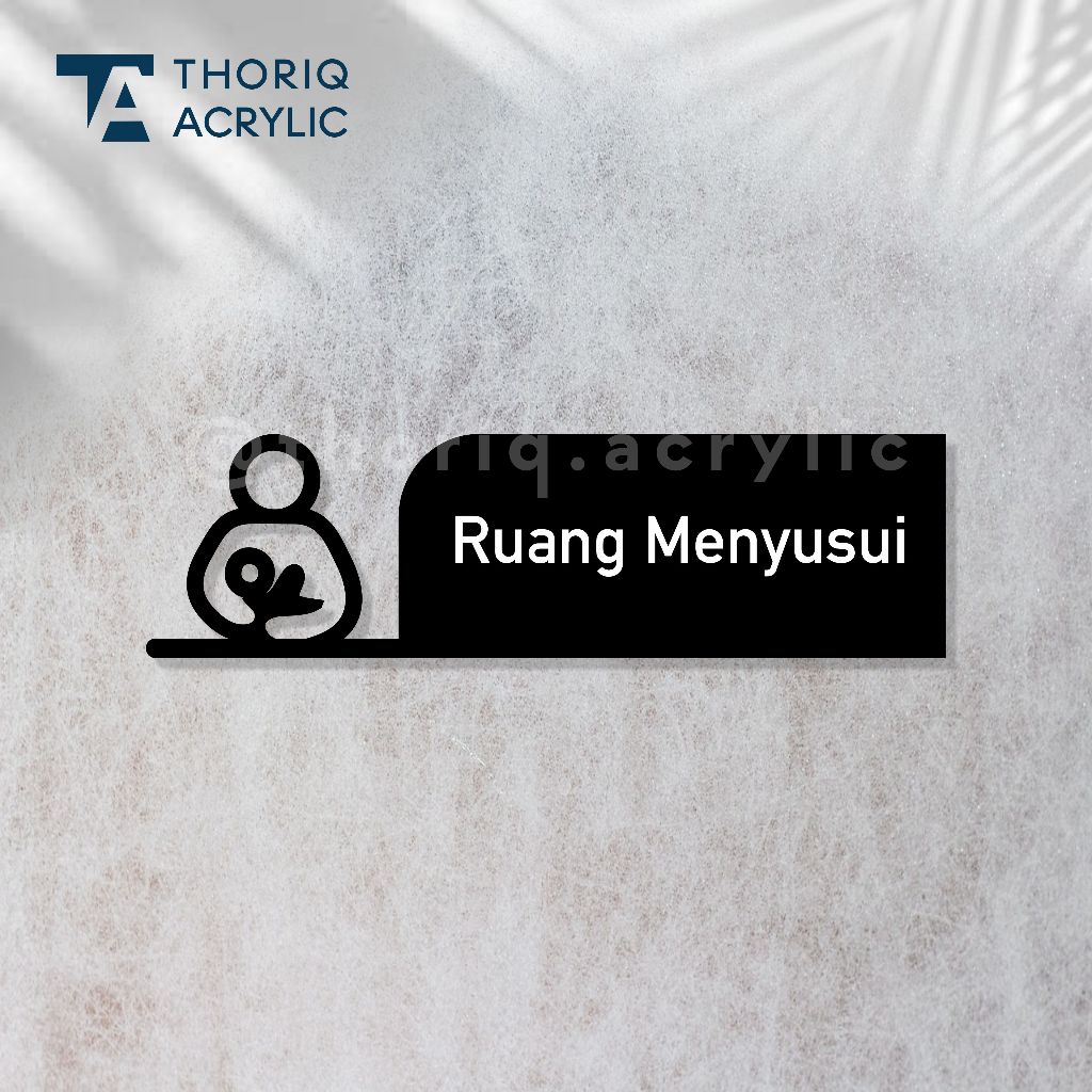 Jual Sign Acrylic Ruang Menyusui | Akrilik ruang Menyusui Minimalis ...