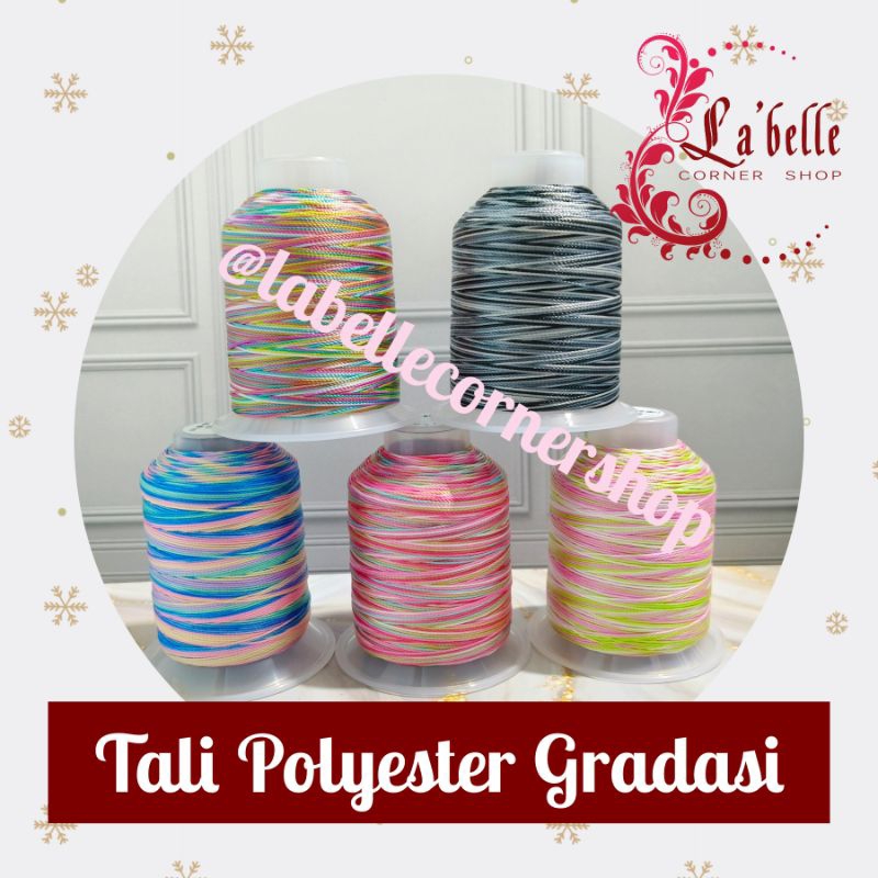 Jual Tali Polyester Gradasi (Rol Besar) | Shopee Indonesia