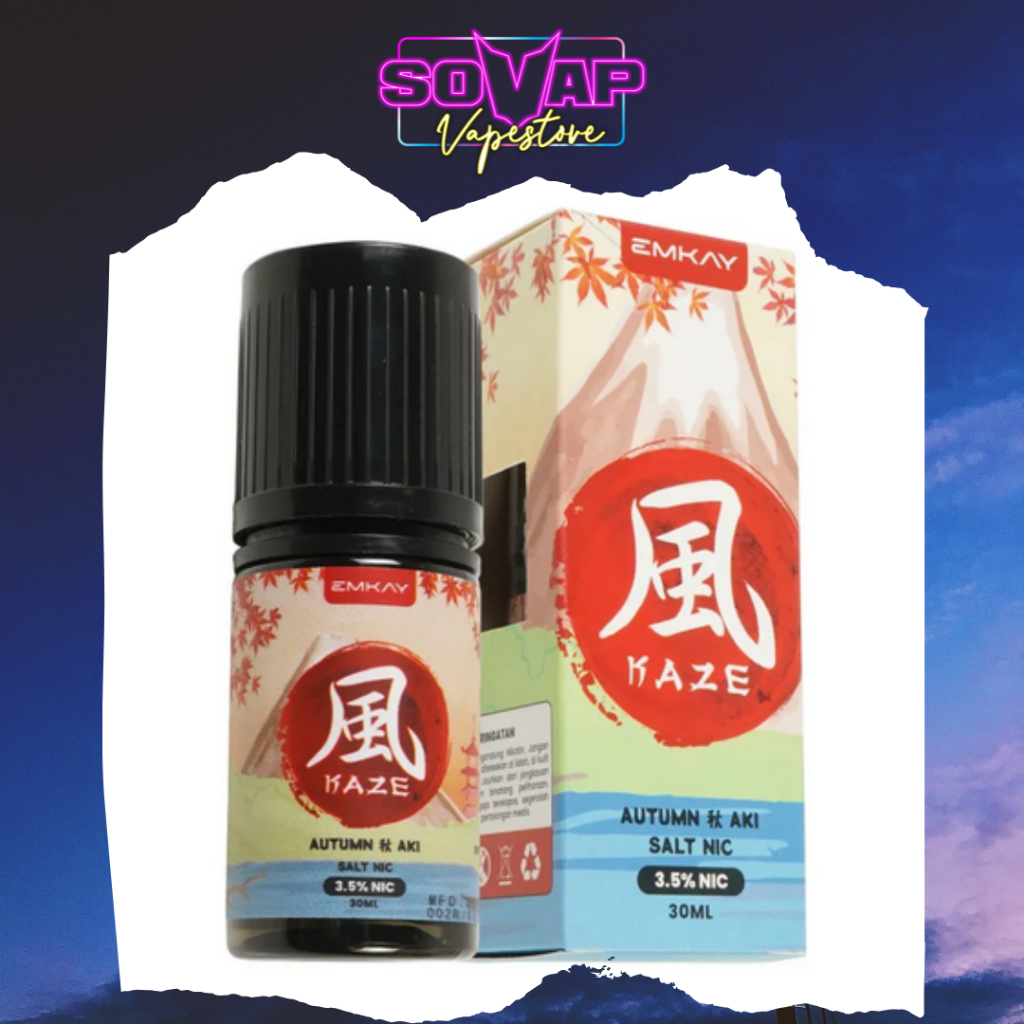 Jual Kaze Autumn Aki Spritzer Ice 35mg 30ml Salt Nic | Shopee Indonesia