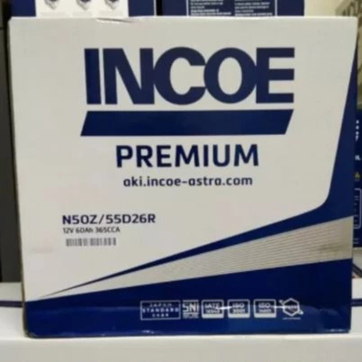 Jual Aki INCOE Premium N50Z / 55D26R 12 V 60 Ah Aki Mobil Kijang Grand New Dyna 200 Isuzu Elf ...