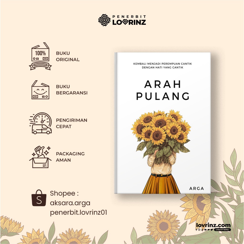 Jual Buku Arah Pulang oleh ARGA - Penerbit LovRinz | Shopee Indonesia