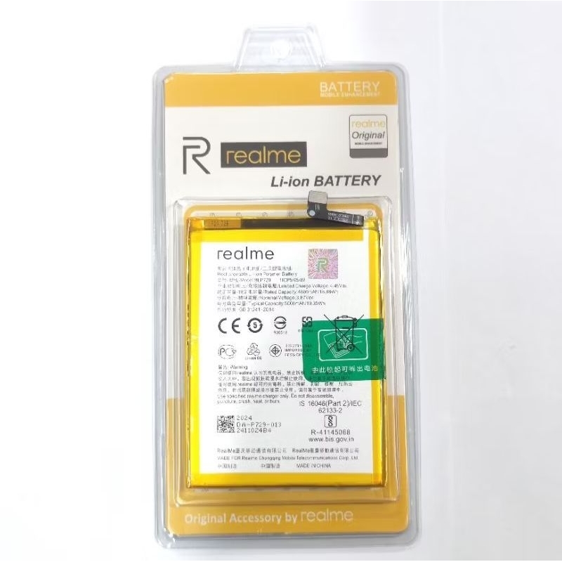 Jual Batre Baterai HP Realme C11 2021 RMX3231 ORIGINAL 100% Model Kode ...