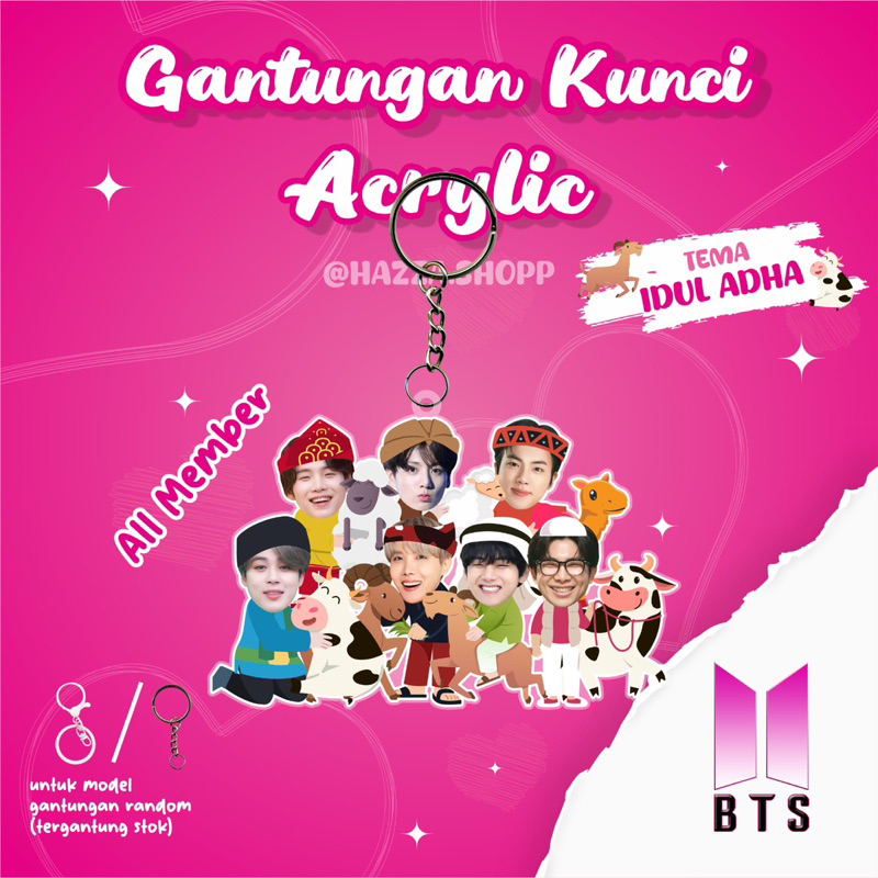 Jual Gantungan Kunci/keychain Acrylic tema BTS | Shopee Indonesia