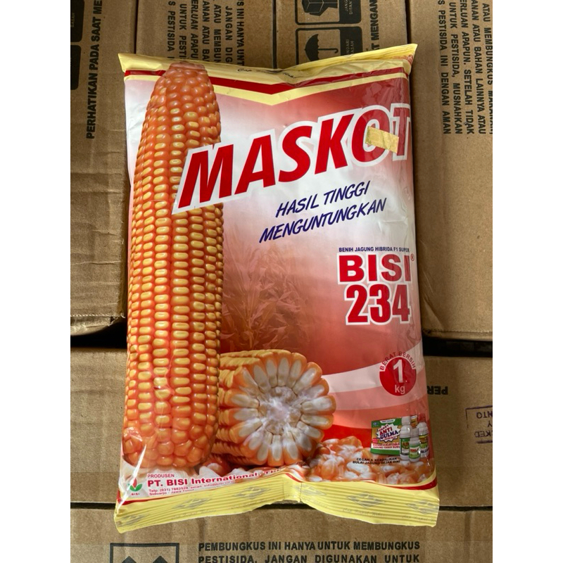 Jual benih jagung maskot 1kg bisi 234 bibit jagung hibrida maskot 1kg ...