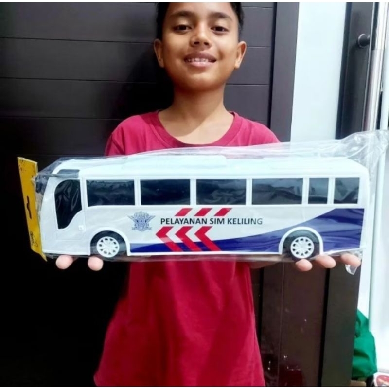 Jual Mainan Kendaraan Bus Polisi Police BUS ASLI RKC Bus Fiction Bus ...