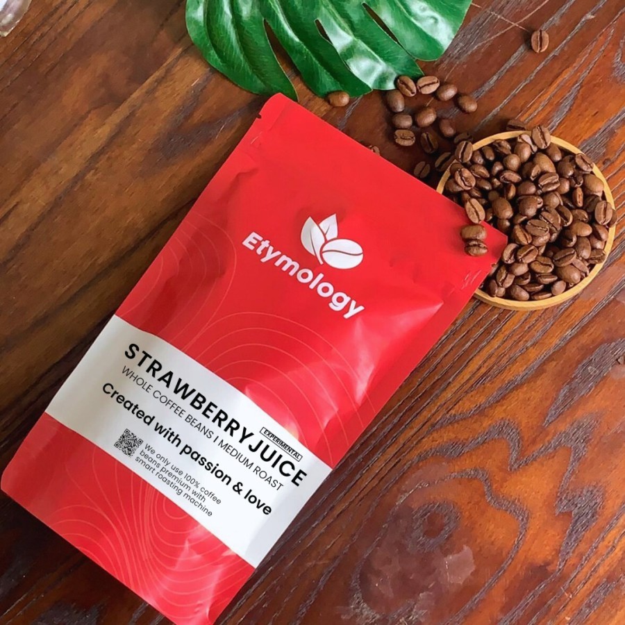 Jual ETYMOLOGY Roasted Bean KOPI ARABICA Karo Strawberry | Shopee Indonesia