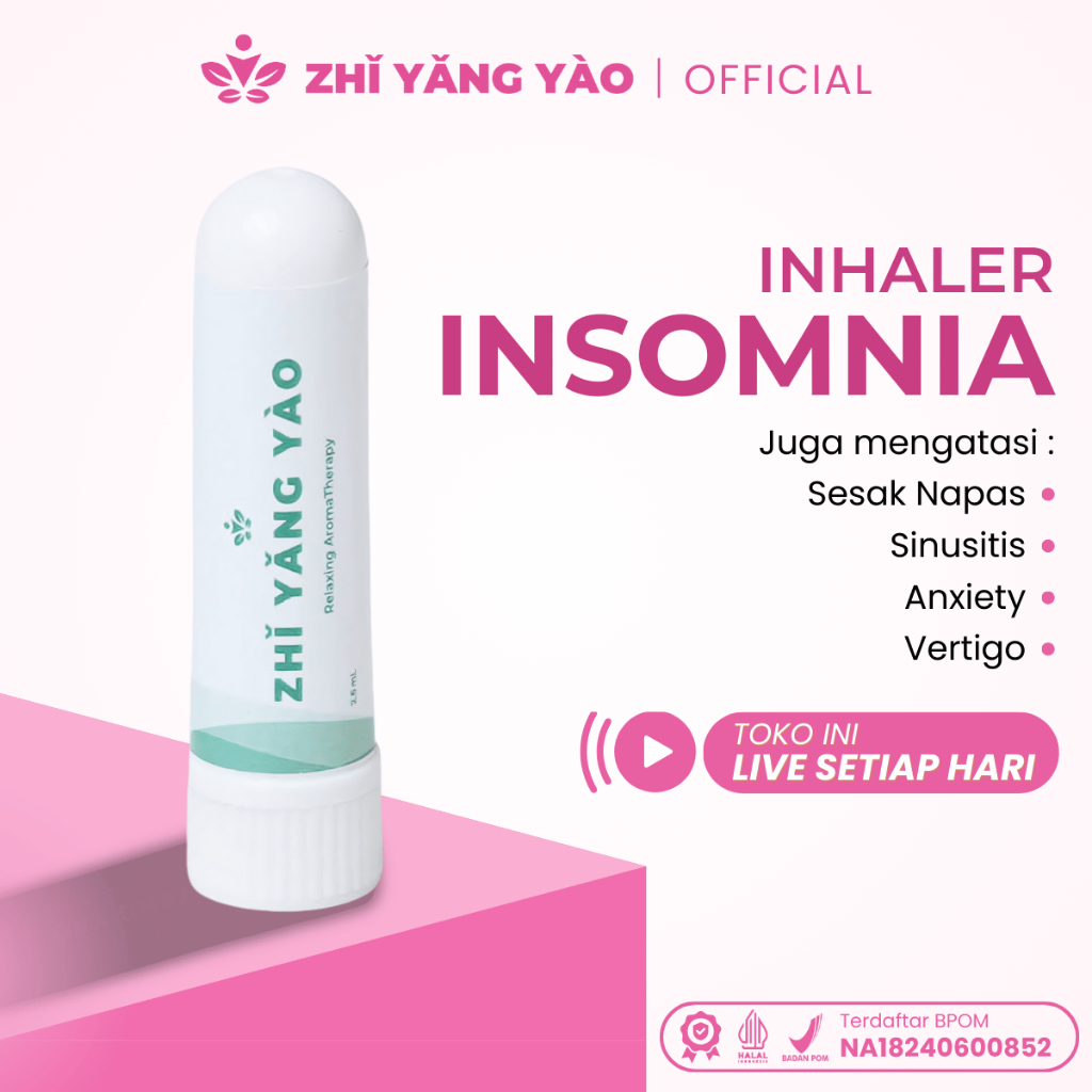 Jual Zhi Yang Yao Inhaler Insomnia Herbal Pereda Begadang Melegakan Gejala Penyakit Insomnia ...