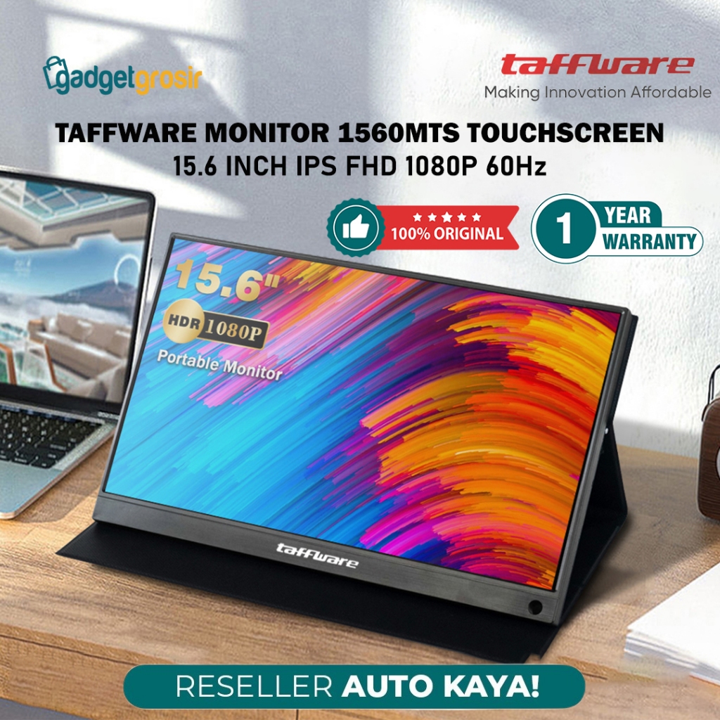 Jual Taffware Portable Monitor Touchscreen 15.6 inch FHD 1920 x 1080 ...