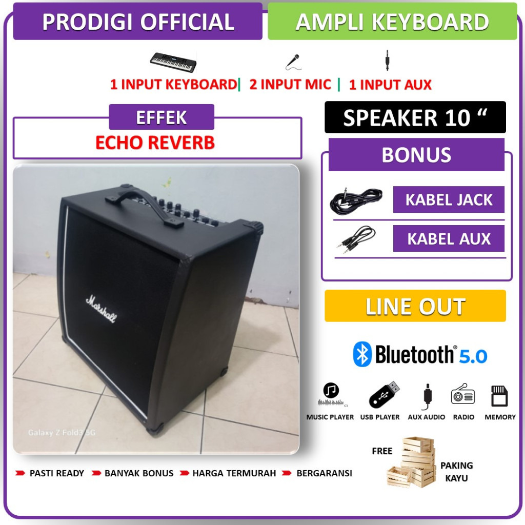 Jual Ampli Keyboard 10 Inch & Drum Elektrik ada bluetooth bisa untuk ...
