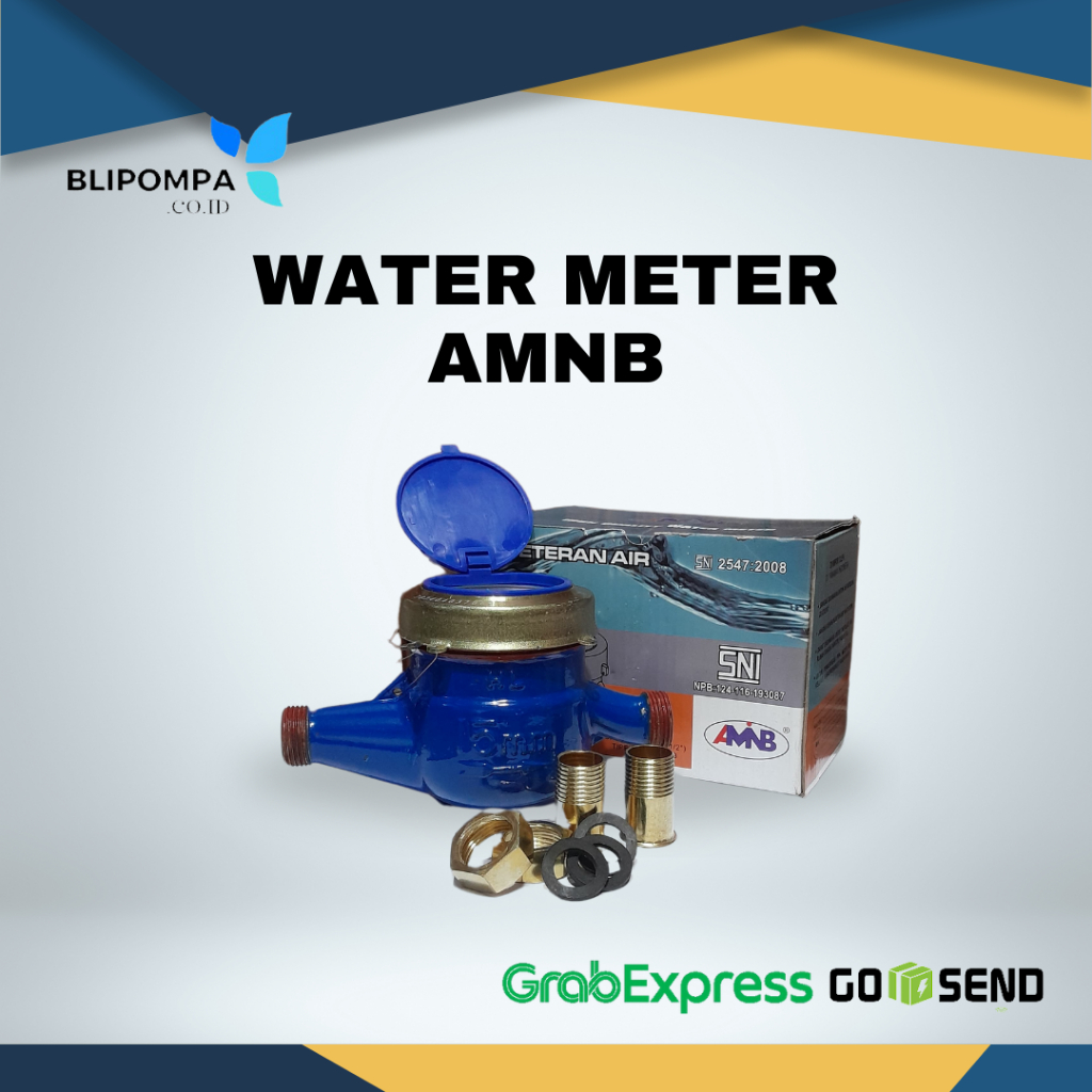 Jual WATER METER AMNB 1/2” INCH - METERAN AIR BESI PDAM SNI PAM WATER ...