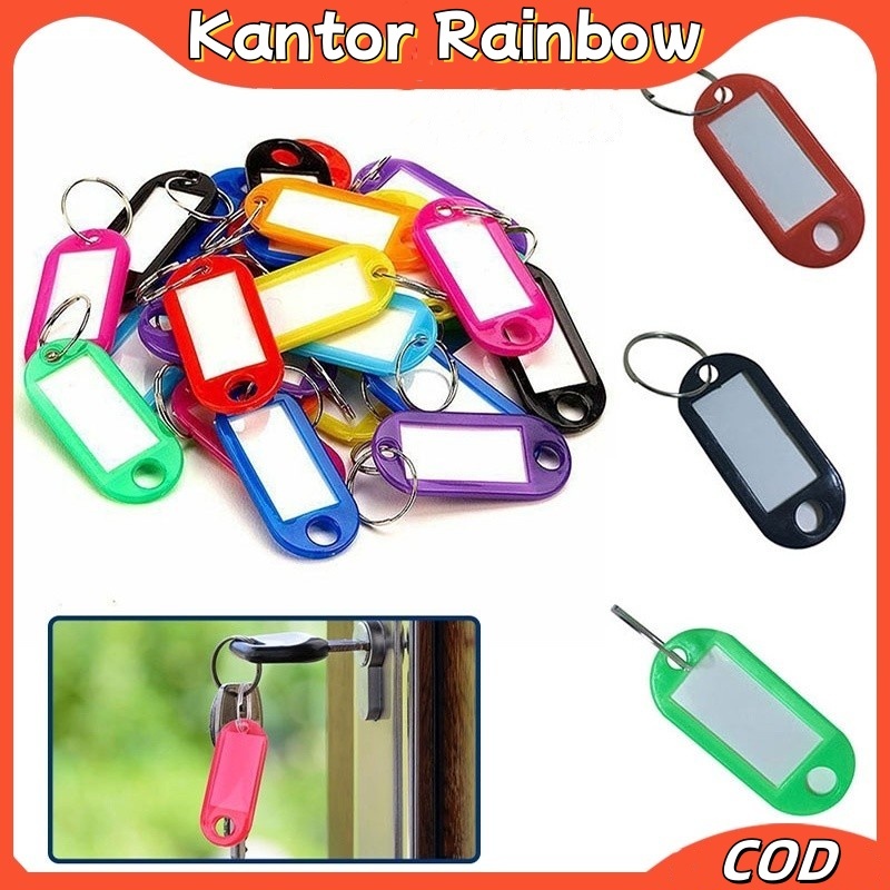 Jual 【Ready】Gantungan Kunci Label Nama Key Ring Ganci Simple KR-9 ...