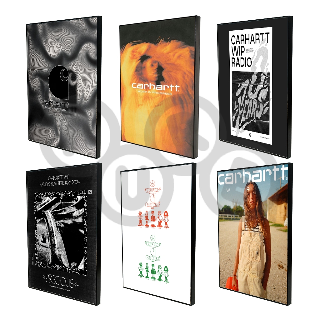 Jual Poster Frame Carhartt Bingkai Ukuran Besar A1 & A2 Wall Decor ...