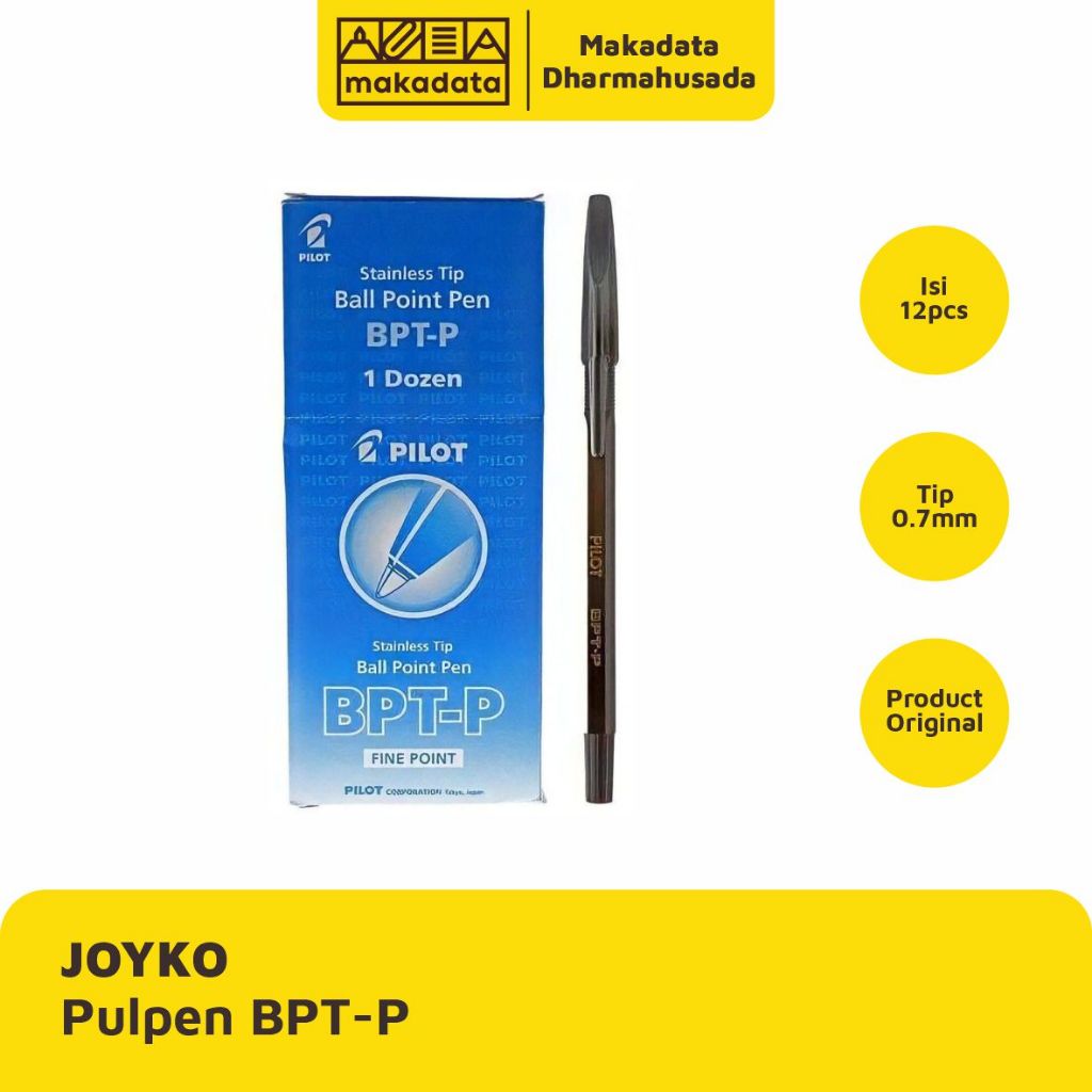 Jual BALLPOINT | BOLPEN PILOT BPT-P (1 PAK) | Shopee Indonesia