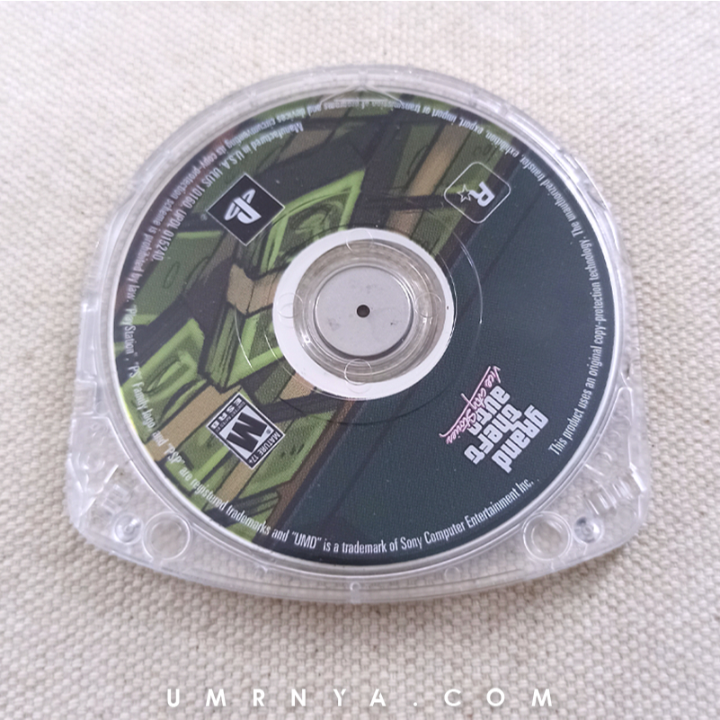 Jual PSP UMD Grand Theft Auto Vice City Stories GTA Kaset CD Disk Game ...