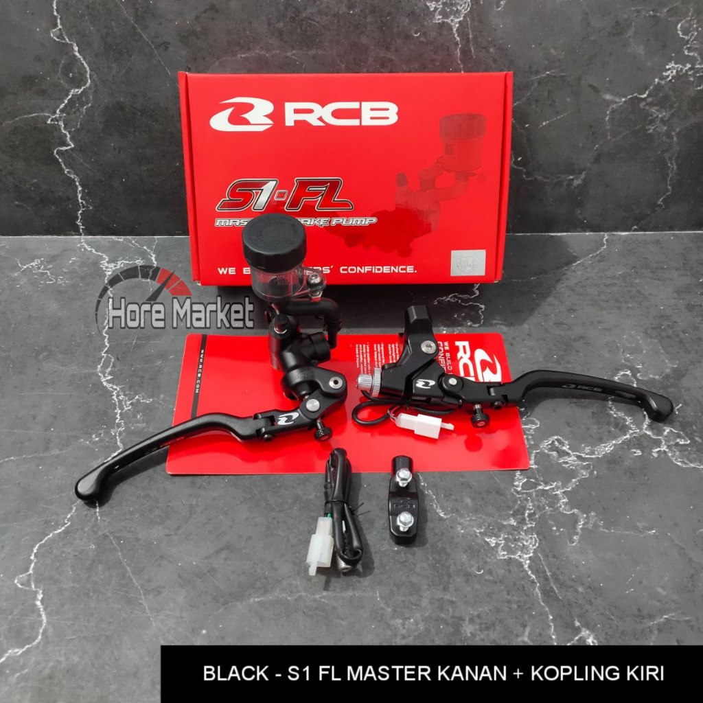 Jual MASTER REM RCB S1 FL KANAN + KIRI KOPLING UNIVERSAL MOTOR AEROX 155 / VARIO 125 150 / NINJA ...