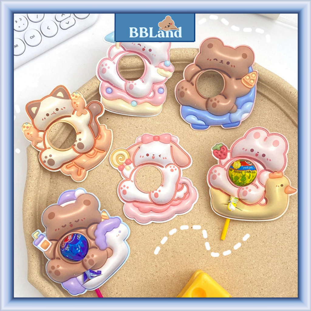 Jual Kertas Permen Karakter Sampul Permen Lollipop Tempat Permen Lucu ...