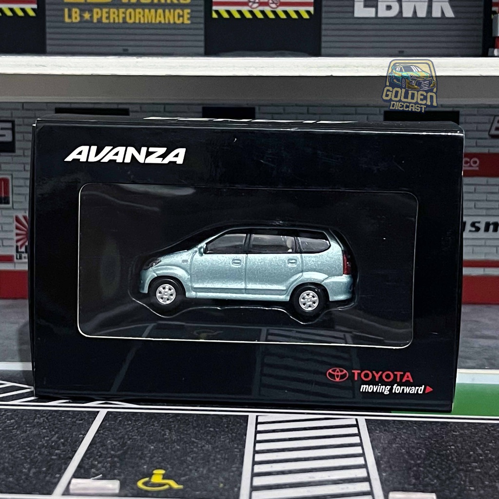Jual DIECAST 1:64 TOYOTA OFFICIAL TOYOTA AVANZA GEN 1 BLUE - UNSEALED ...