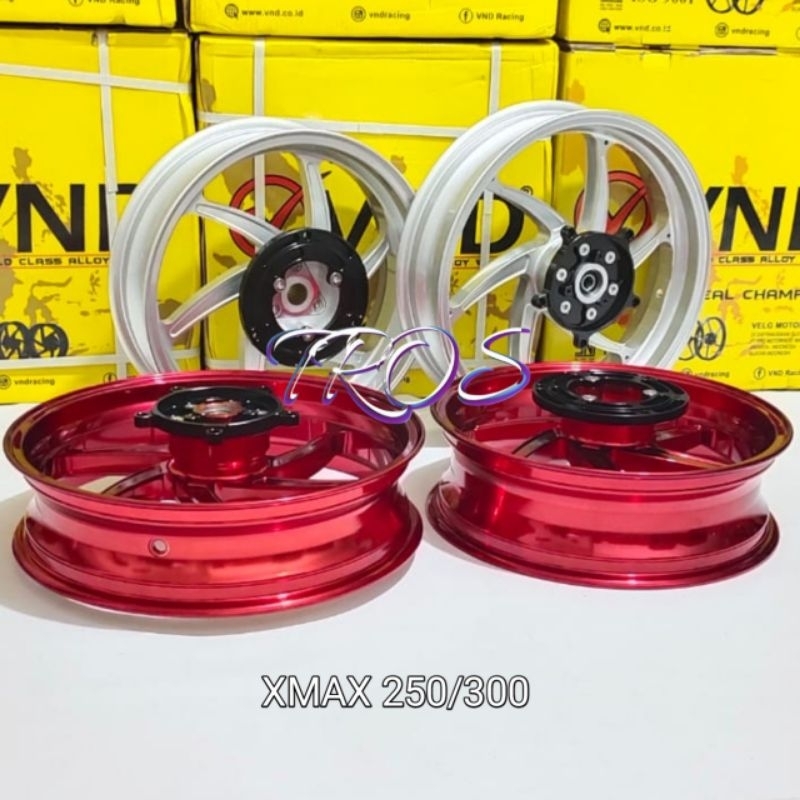 Jual velg XMAX six star velg vnd xmax 250 xmax 300 nmax aerox six star ...