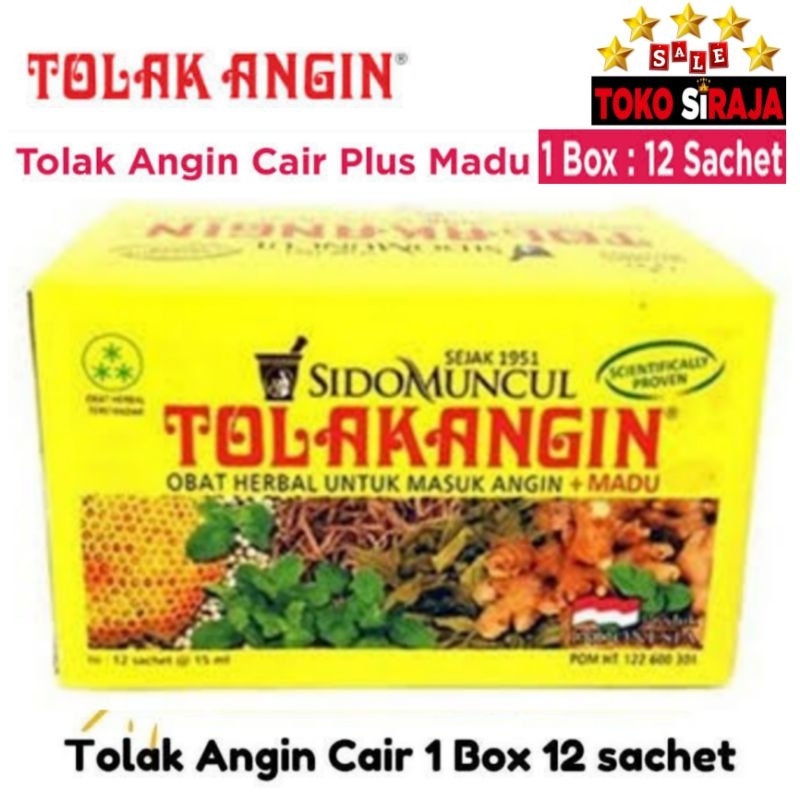 Jual TOLAK ANGIN SACHET CAIR 1 BOX SIDOMUNCUL / 1 BOX TOLAK ANGIN 12 ...