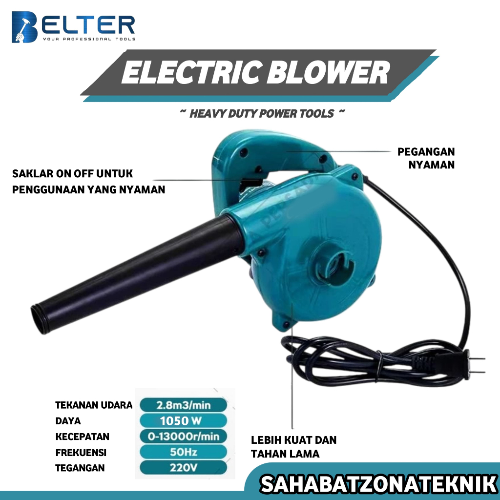 Jual Mesin Blower Tangan Hand Blower Peniup Debu Pengering | Shopee ...