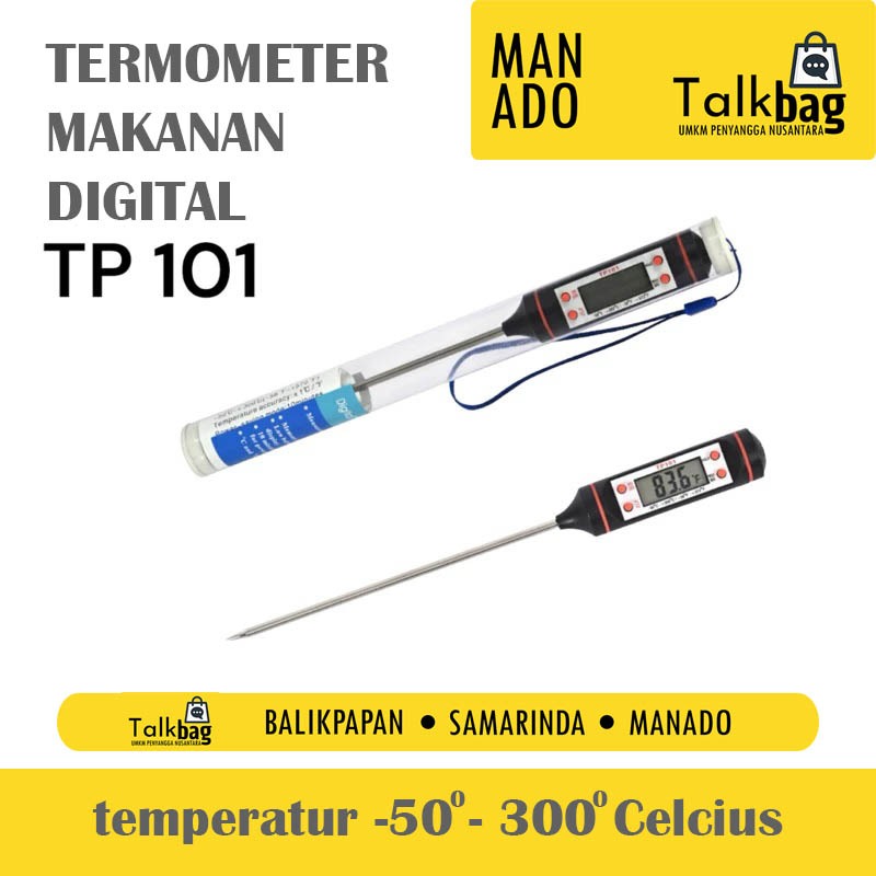 Jual Termomete Makanan Digital Thermometer Daging Makanan Suhu Air Oven ...