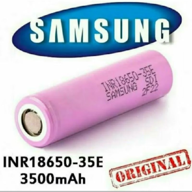 Jual BATERAI SAMSUNG ISI 2PCS 35E SDI INR18650-35E 3500Mah 18650 ...