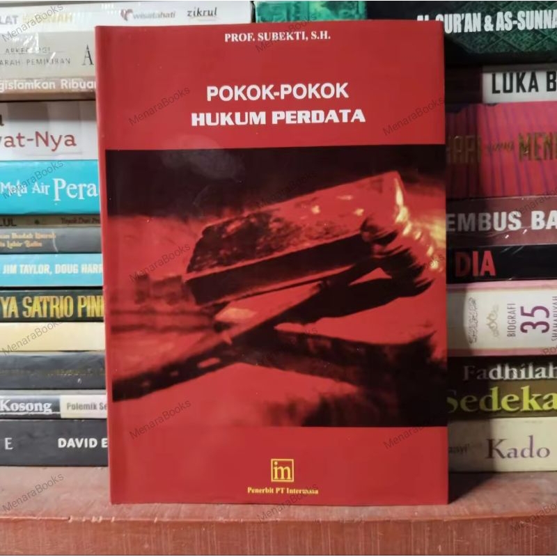 Jual Buku Pokok-Pokok Hukum Perdata Karya Prof. Dr. Subekti Diterbitkan ...
