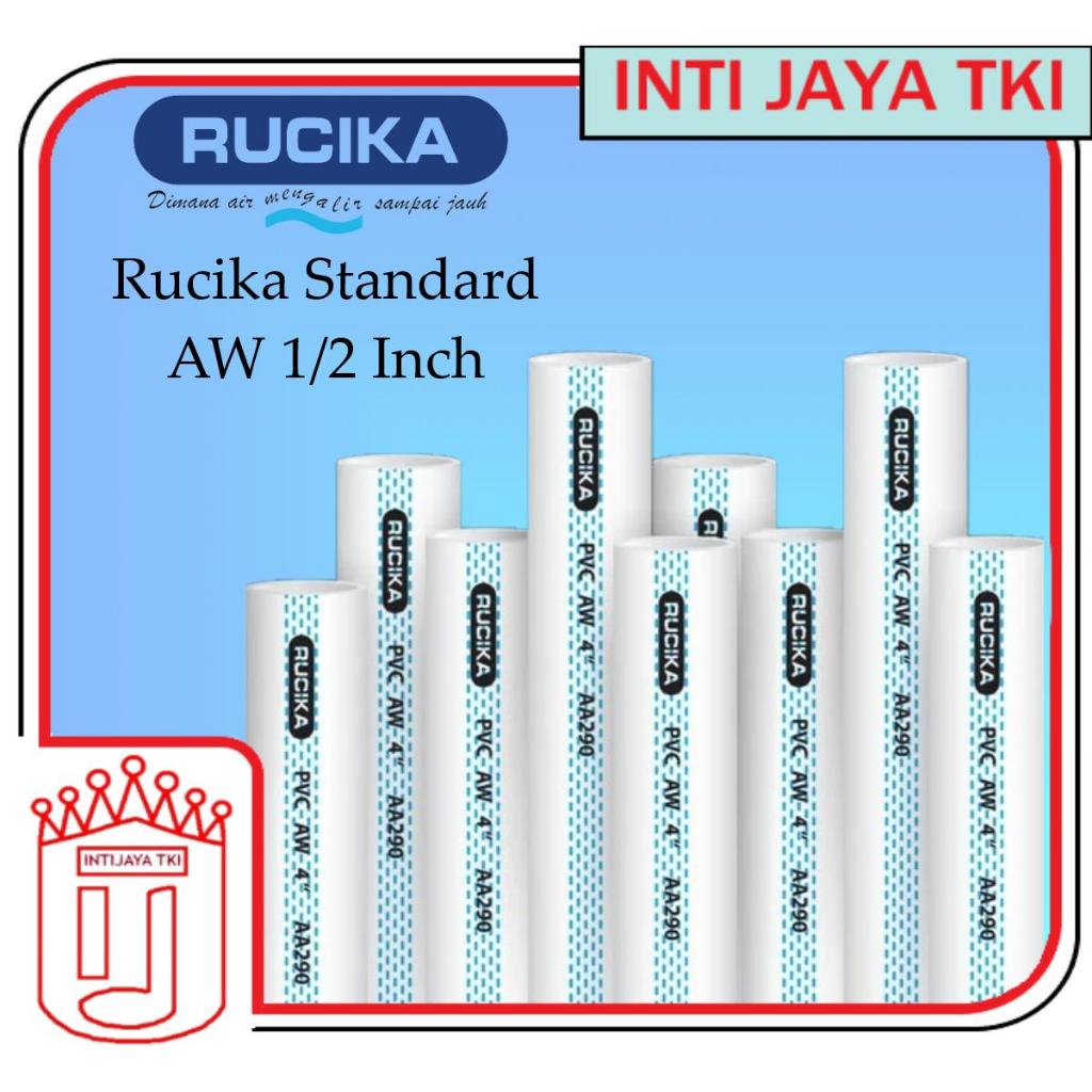 Jual PIPA PVC RUCIKA STANDARD AW 1/2 INCH | Shopee Indonesia