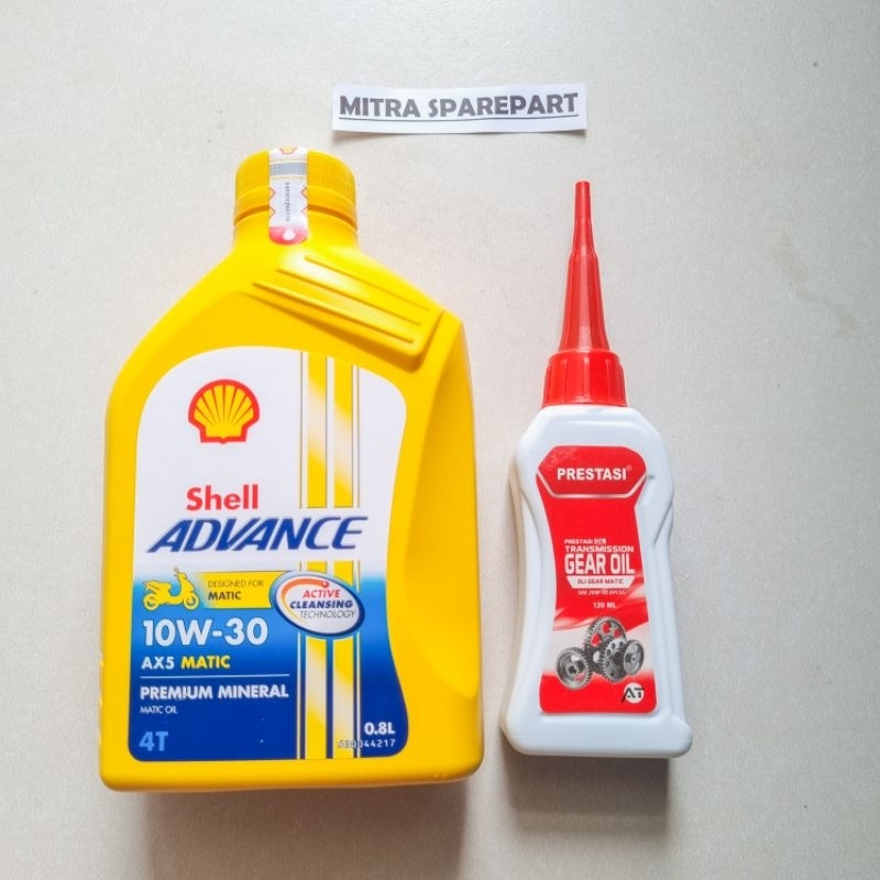 Jual PAKET OLI SHELL MATIC 10W-30+GARDAN PRESTASI [100%ORIGINAL ...