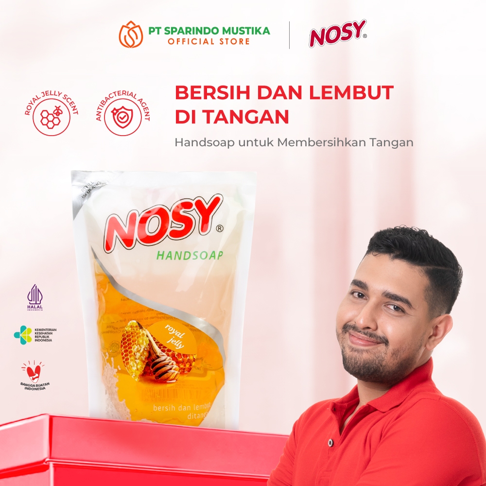 Jual NOSY Hand Soap Pouch 420ml Royal Jelly | Shopee Indonesia