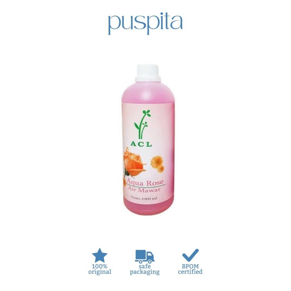 Jual PUSPITA - ACL air mawar 1000ml | Shopee Indonesia