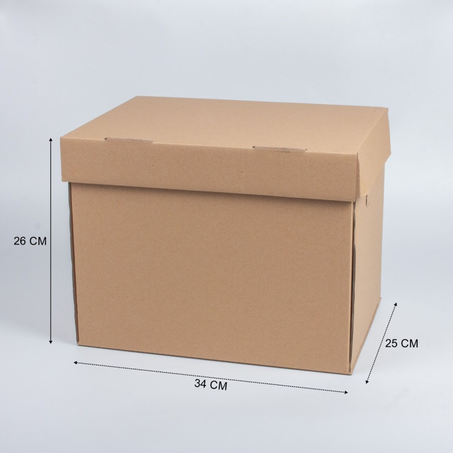 Jual 10 pcs box file arsip dokumen bpjs kardus coklat polos berkas file ...